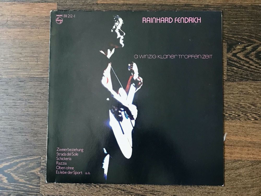 RAINHARD FENDRICH LP A winzig klaner Tropfen Zeit NEUWERTIG (Neu ...