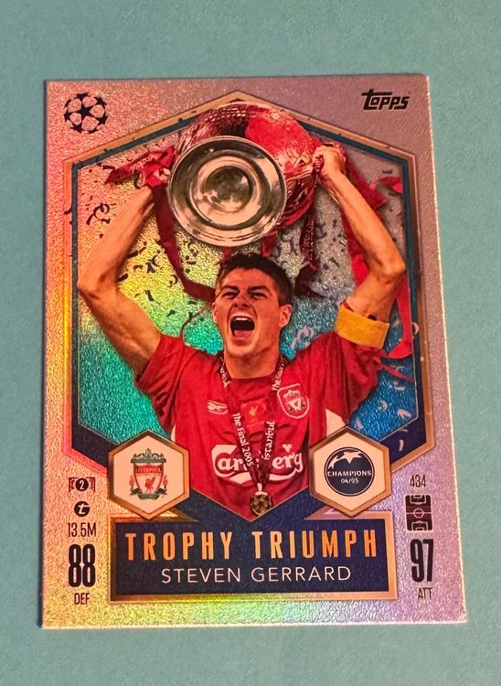 Topps Match Attax 2024/25 TROPHY TRIUMPH - STEVEN GERRARD | Kaufen auf ...