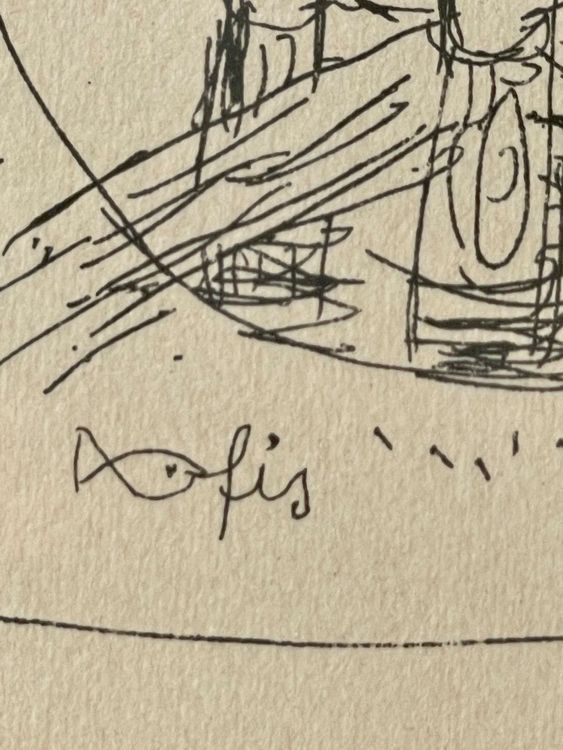 Hans Fischer (FIS) Original- Litho Handsigniert (Gebraucht) in Root für ...