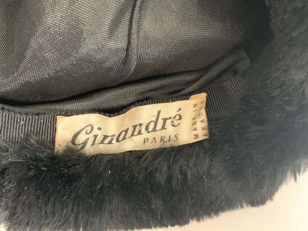 Vintage Hut, Lammfell mit Masche, Paris (Gebraucht) in Kloten für CHF ...