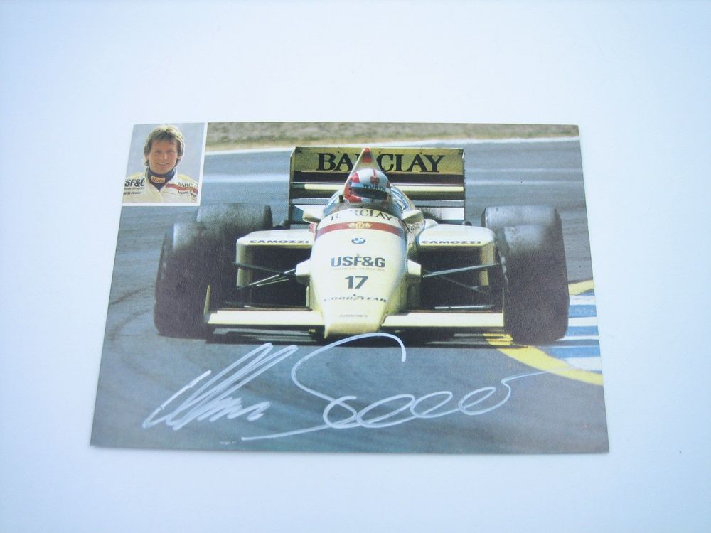 Autogramm Karte Marc Surer Arrows A7 BMW 80-er Jahr (Gebraucht) in ...