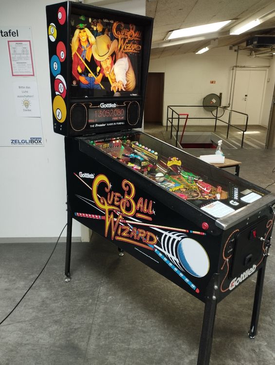 flipperkasten flipper pinball Gottlieb cue Ball Wizard (Gebraucht) in ...