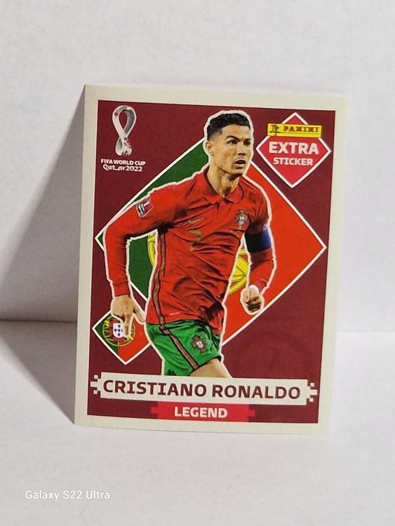 WM 2022 Cristiano Ronaldo Panini Extra Sticker (Gebraucht) in Arbon für ...