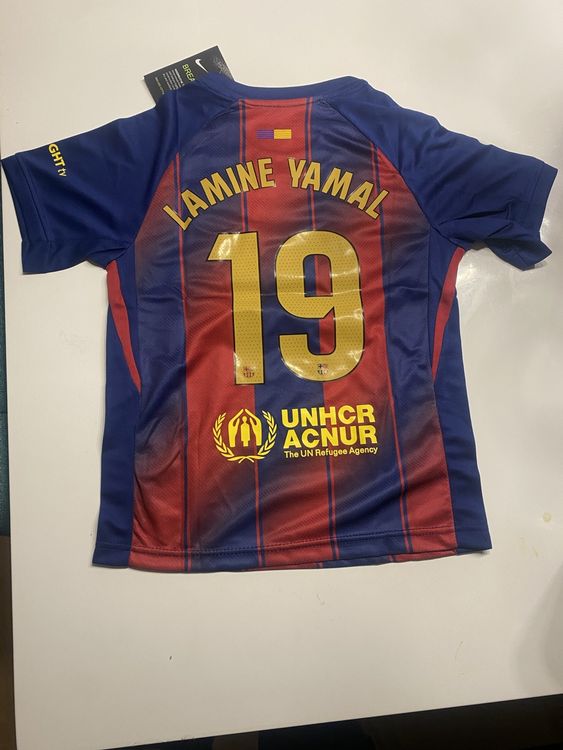 FC Barcelona Trikot, Lamine Yamal 19, Grösse 128cm Neu! (Neu und originalverpackt) in Mellingen ...