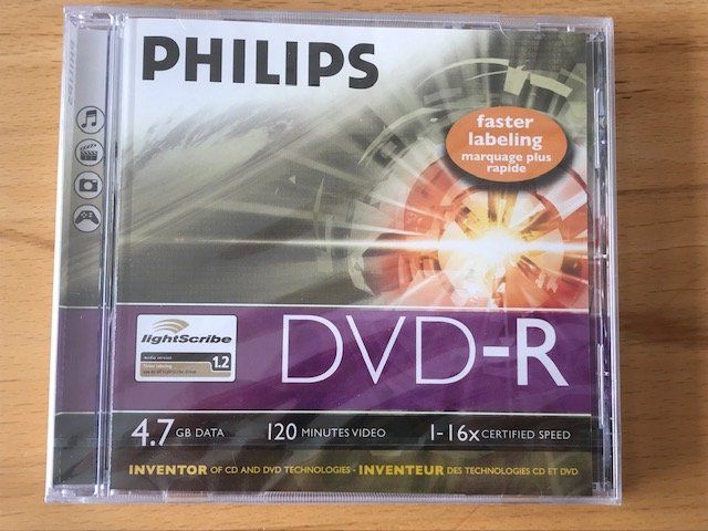 Philips DVD-R 4.7 GB (Neu und originalverpackt) in Mühlethurnen für CHF ...
