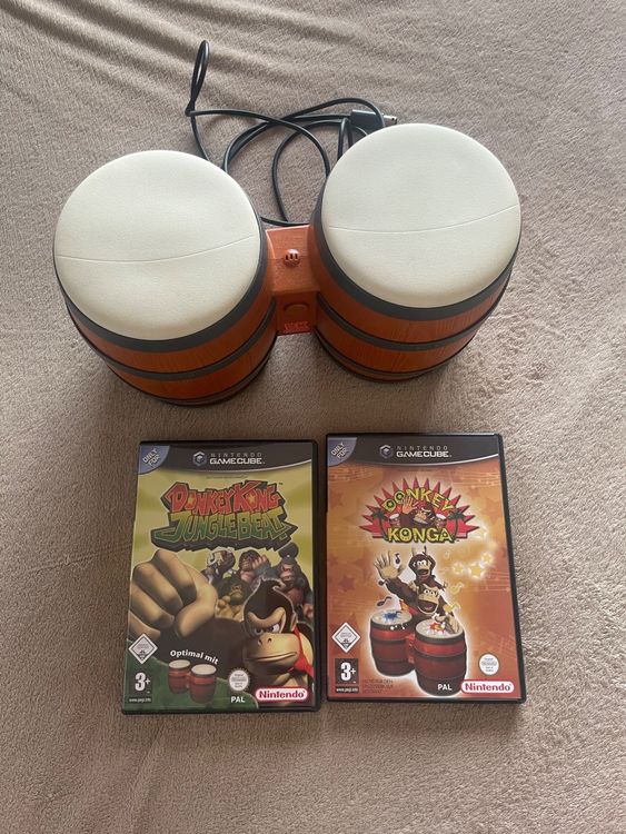 Gamecube Donkey Kong Bongos mit Spiel - Konga & Jungle Beat | Kaufen ...