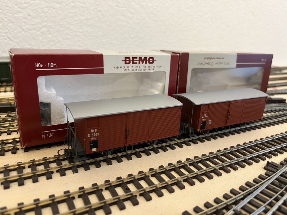 Bemo 2293 123 und 2294 119 - RhB Gk-v 5613 und K 5269 (Gebraucht) in ...