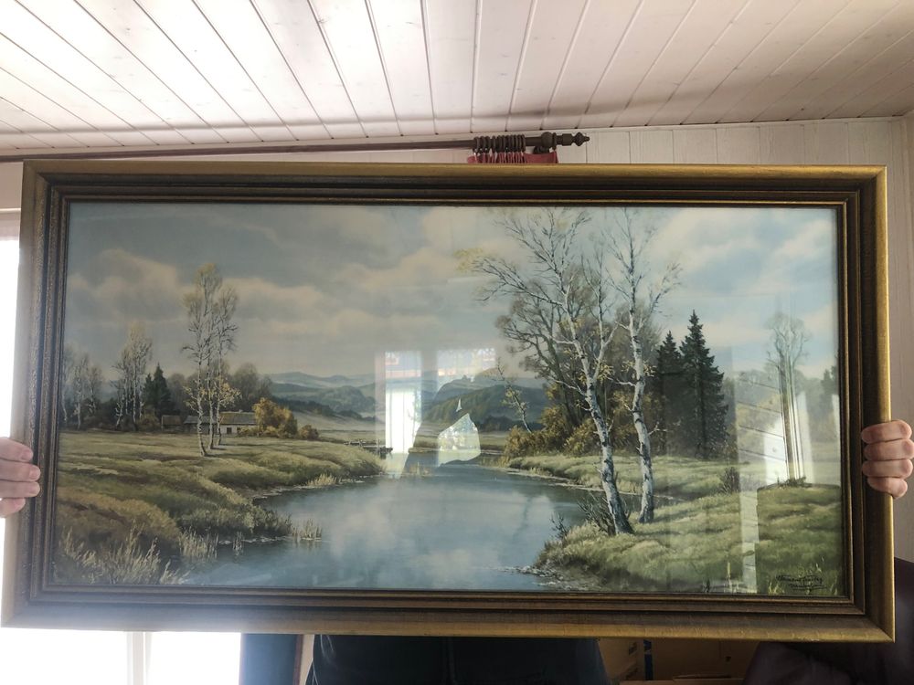 Reproduction tableau sous verre (Gebraucht) in Prangins für CHF 1 – nur Abholung auf Ricardo kaufen