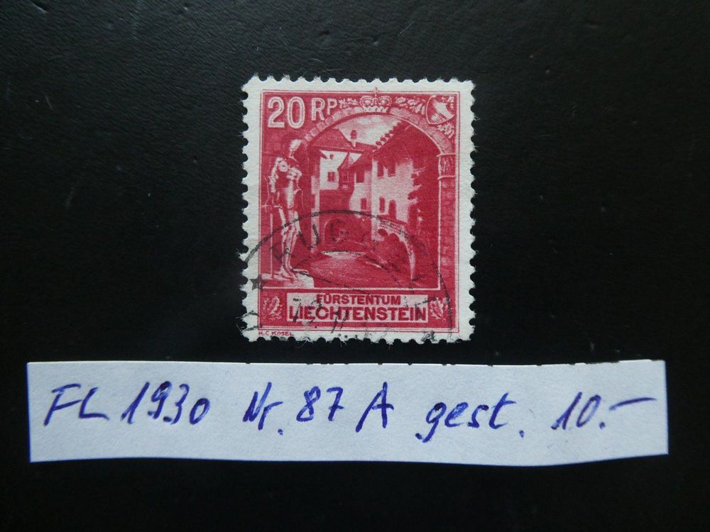 FL 1930 Nr. 87A gestempelt | Kaufen auf Ricardo