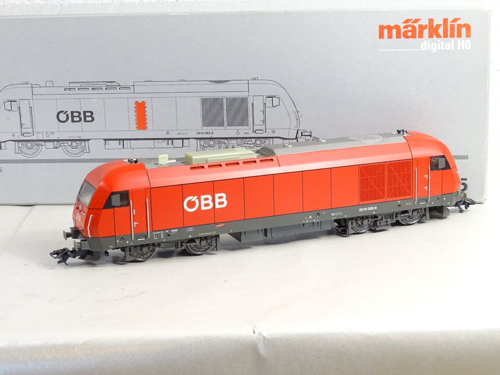 Märklin 36845 ÖBB BR2016 082-6, Rot, Digital, H0,WS/AC,OVP (Gebraucht ...