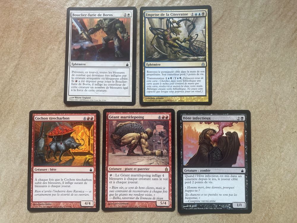 MtG Magic The Gathering 5 cartes françaises | Kaufen auf Ricardo