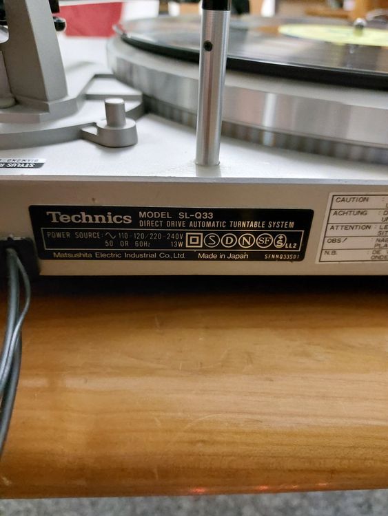 Technics SL - Q33 (Gebraucht) in Grabs für CHF 70 – mit Lieferung auf ...