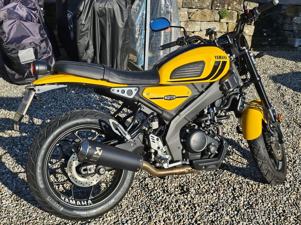 Yamaha XSR 125, gelb, top Zustand, Akrapovic, Service 10/25 (Gebraucht ...