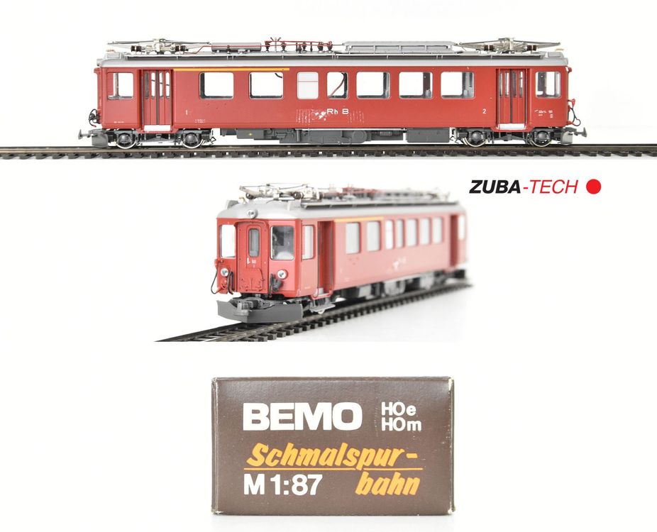 Bemo 1265 Triebwagen ABe 4/4 der Rhb, H0m mit OVP | Kaufen auf Ricardo