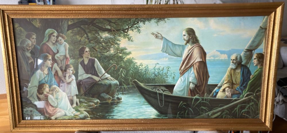 Heiligenbild „Jesus Boot Seepredigt“ von Giovanni (Gebraucht) in Meilen ...