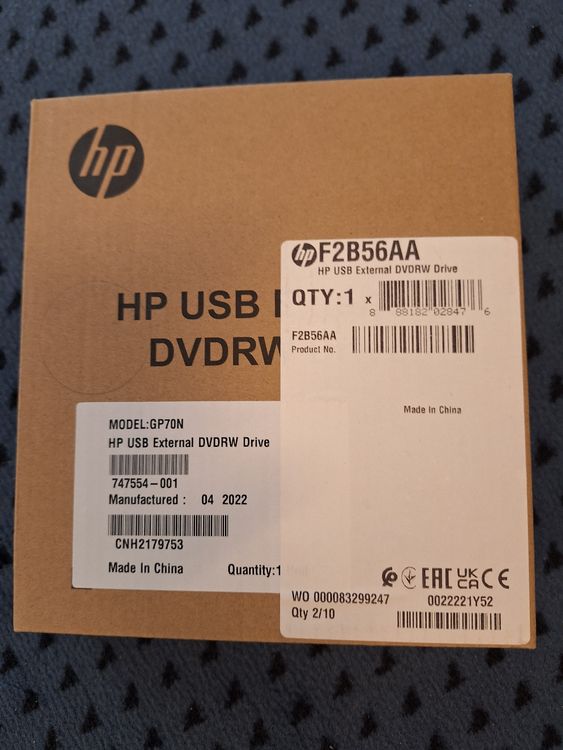 HP externes USB-DVD-Laufwerk (F2B56AA) | Kaufen auf Ricardo