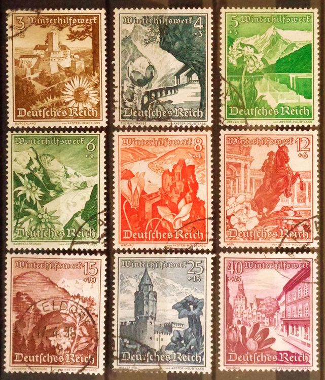 DEUTSCHES REICH 1938: Serie Winterhilfswerk, O | Kaufen auf Ricardo