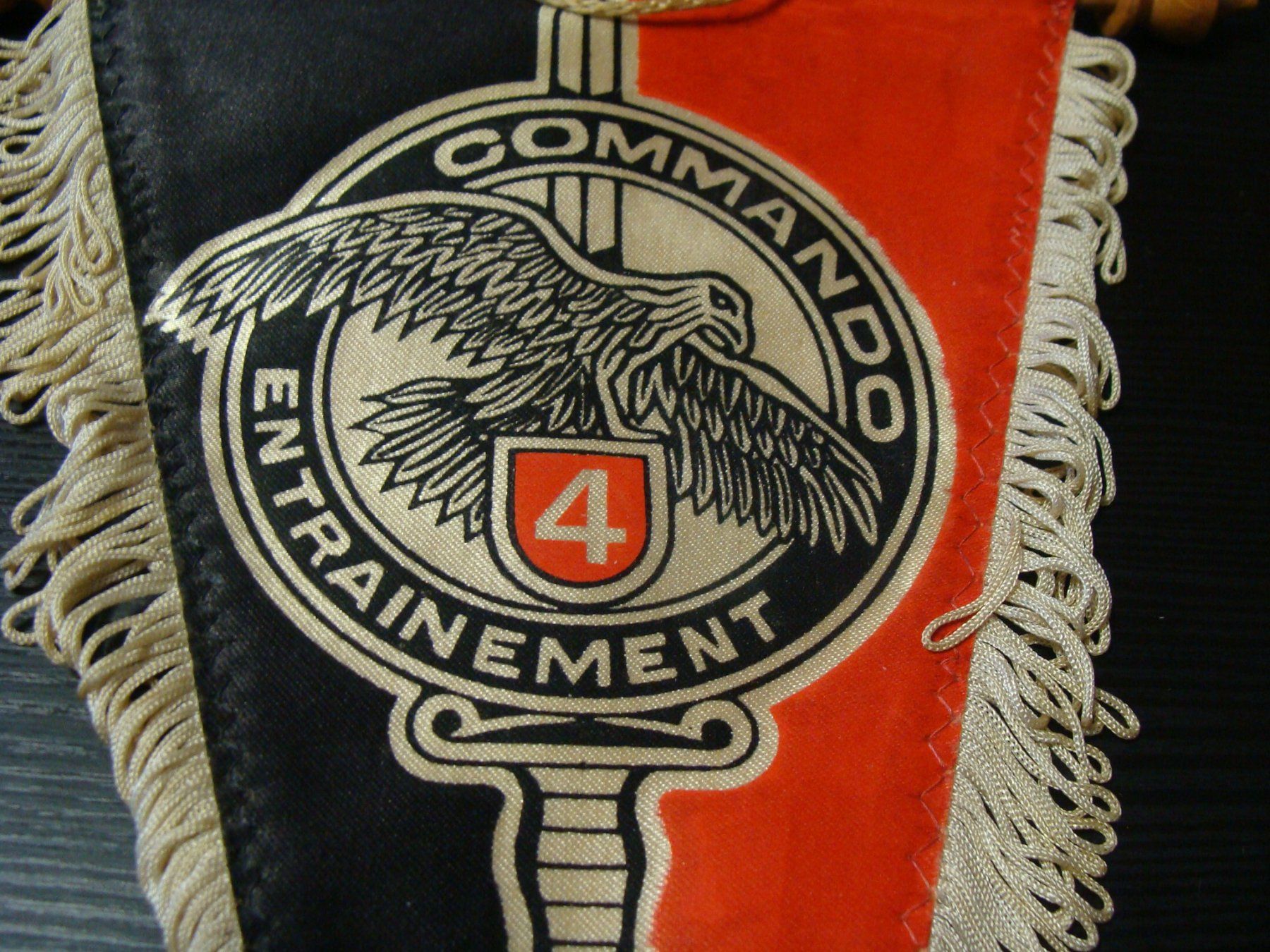 Fanion commando d'entrainement 4 ème. (D'occasion) à Cuarny pour CHF 9 ...