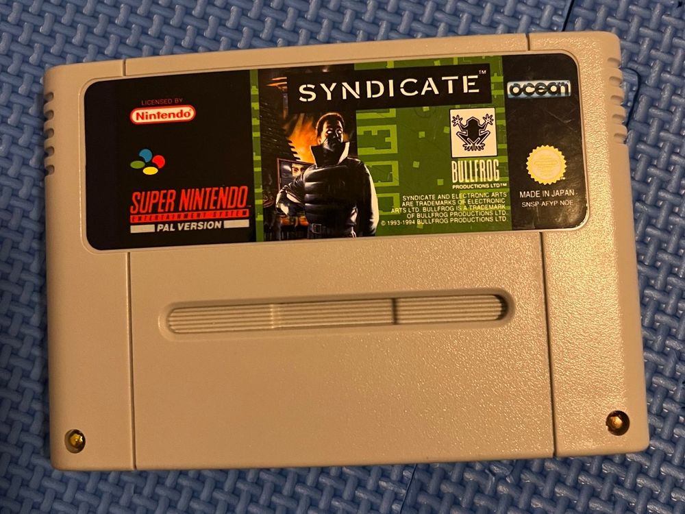 SNES Syndicate Pal Version Super Nintendo | Kaufen auf Ricardo
