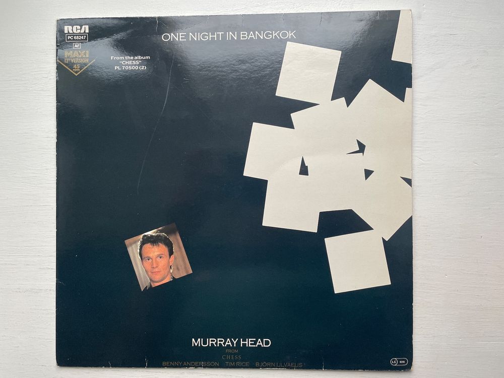 Murray Head - One Night In Bangkok - 12" Maxi, 1984 (Gebraucht) in ...