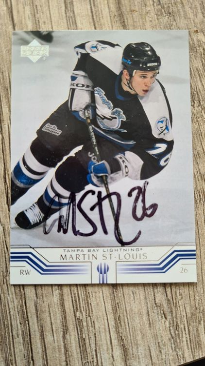 MARTIN ST-LOUIS NHL CARD ORIG SIGNIERT (Gebraucht) in Einsiedeln für ...