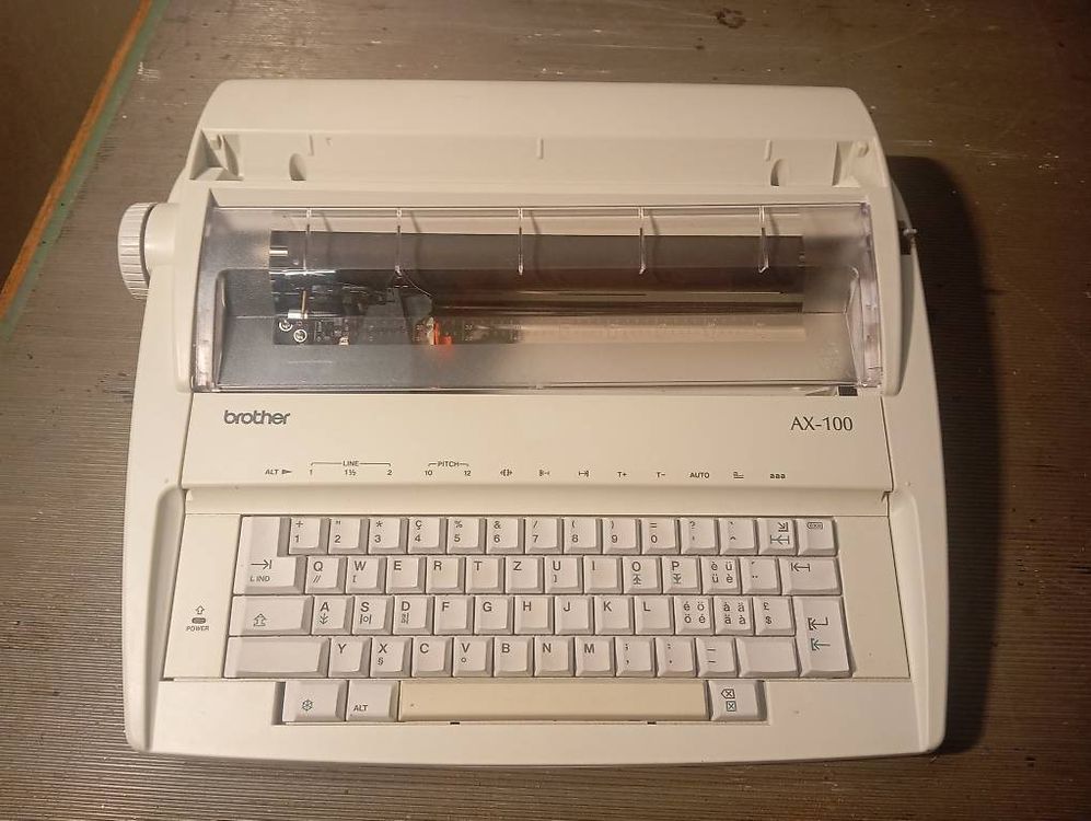 Brother AX 100 Schreibmaschine (Gebraucht) in Basel für CHF 25 – mit ...