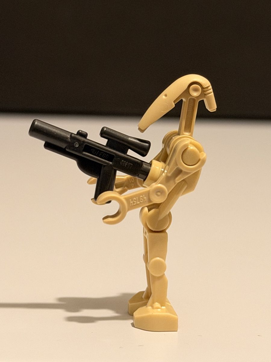 Lego Star Wars Droid Kampfdroide Minifigur mit Blaster (Gebraucht) in ...
