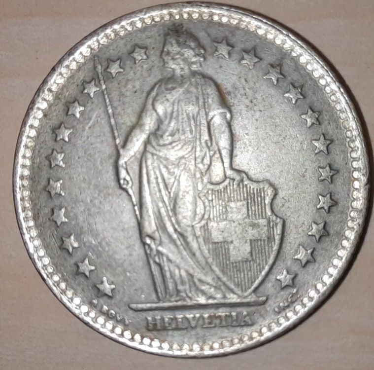 2 Franken Münze silber 1963 (Gebraucht) in Muhen für CHF 4.1 – mit Lieferung auf Ricardo kaufen