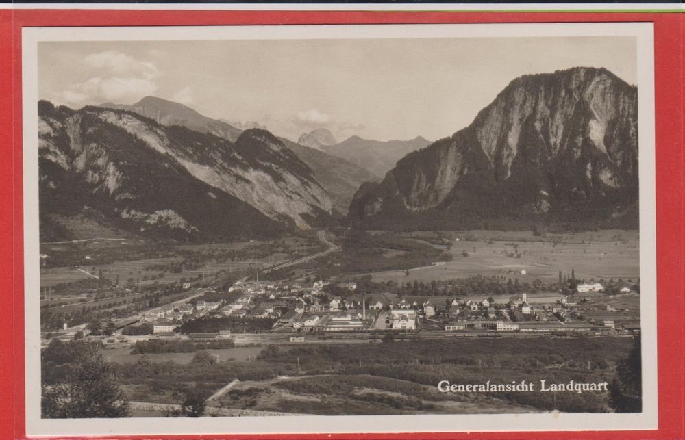 Landquart - alte Ansichtskarte (Gebraucht) in Vitznau für CHF 7 – mit ...