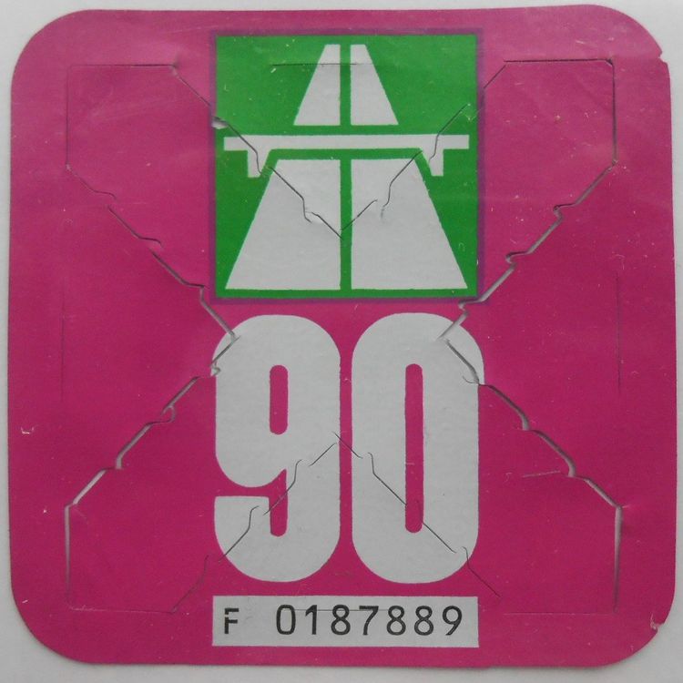 Vignette 1990 Autobahnvignette 90 gebraucht | Kaufen auf Ricardo