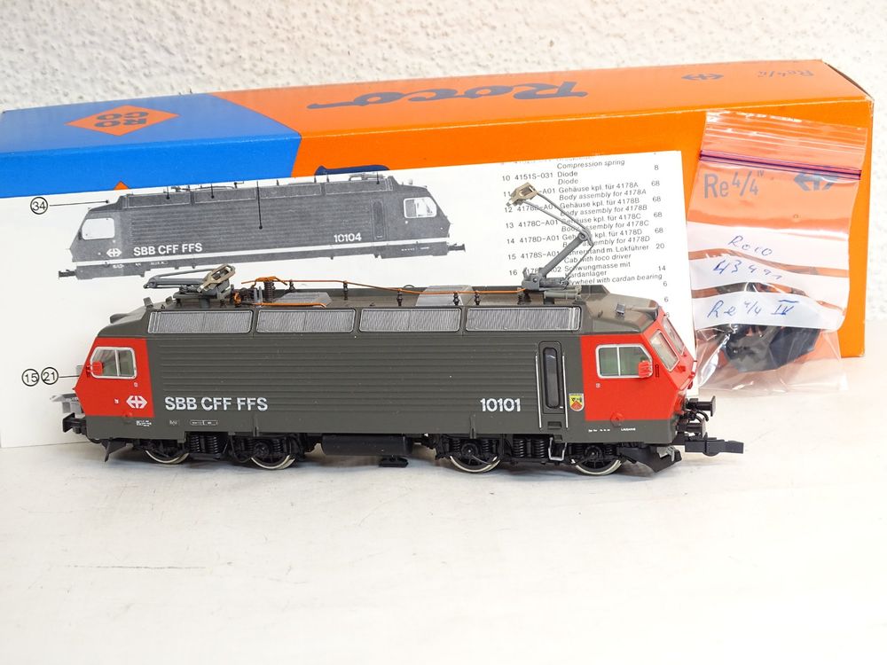 Roco 43491 Re4/4, SBB/CFF/FFS, 10101, Digital, H0,GS/DC,OVP (Gebraucht) in Wohlen AG für CHF 42 ...