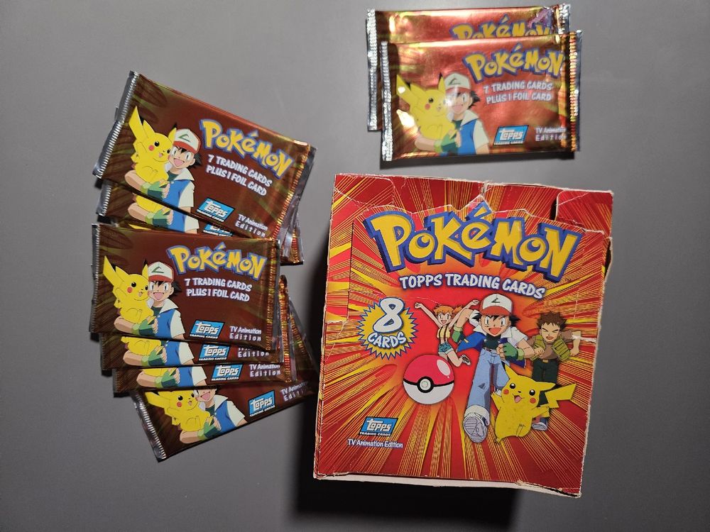 Pokemon Topps Trading Cards Box mit Booster aus dem Jahr1999 (Neu ...