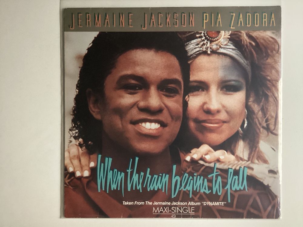 Jermaine Jackson & Pia Zadora Maxi-Single - When The Rain… (Gebraucht ...