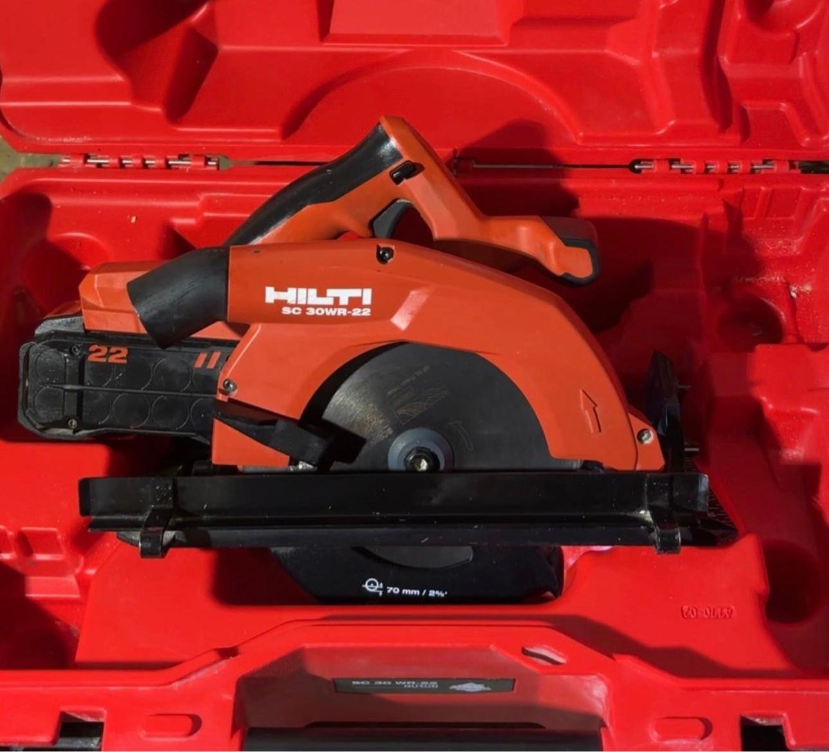 Scie Circulaire/Akku-Handkreissäge Hilti Nuron SC 30WR 22 (Gebraucht ...