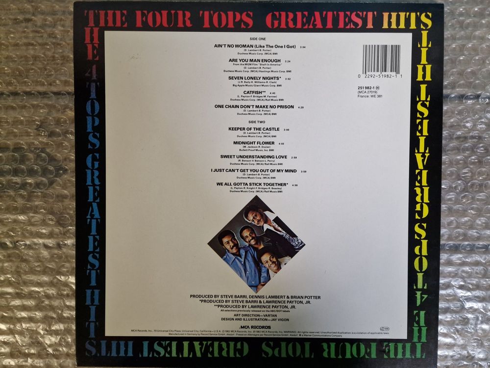 Four Tops LP – Greatest Hits 1972 - 1976 | Kaufen auf Ricardo