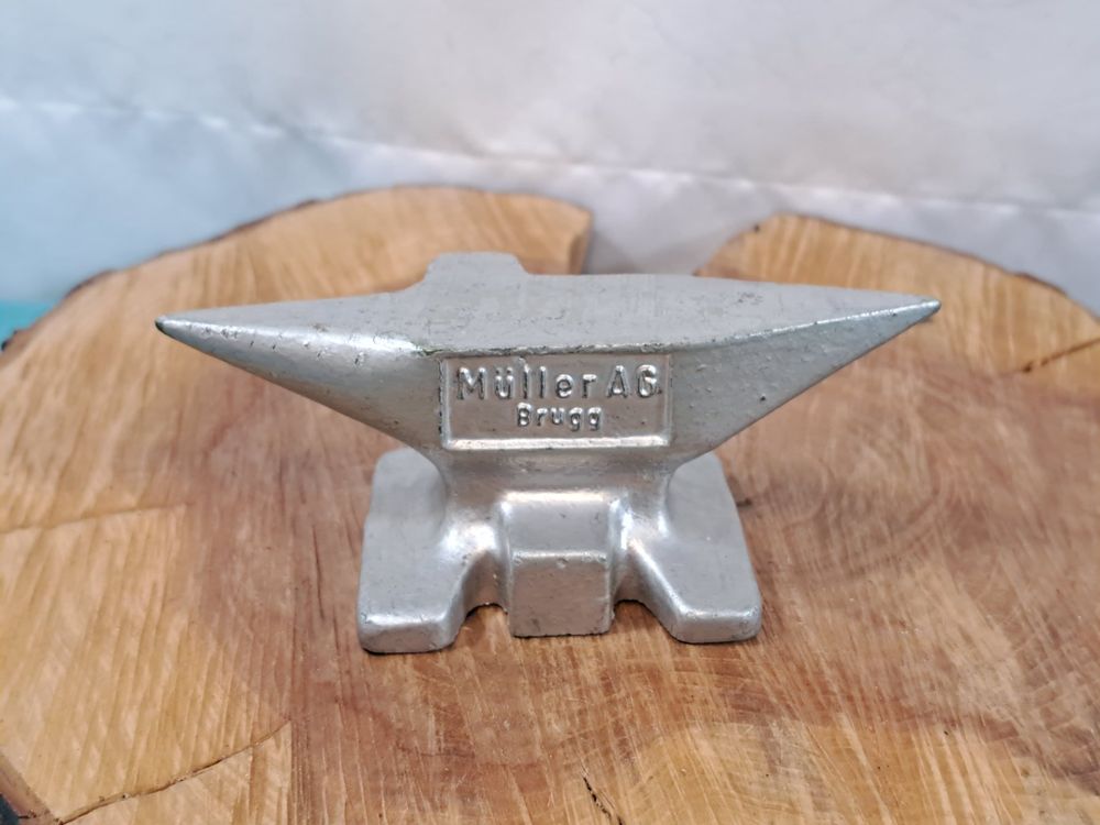 1 antiker Deko Amboss «Müller AG Brugg», Eisen (LOT2515#AWZ) (Gebraucht ...
