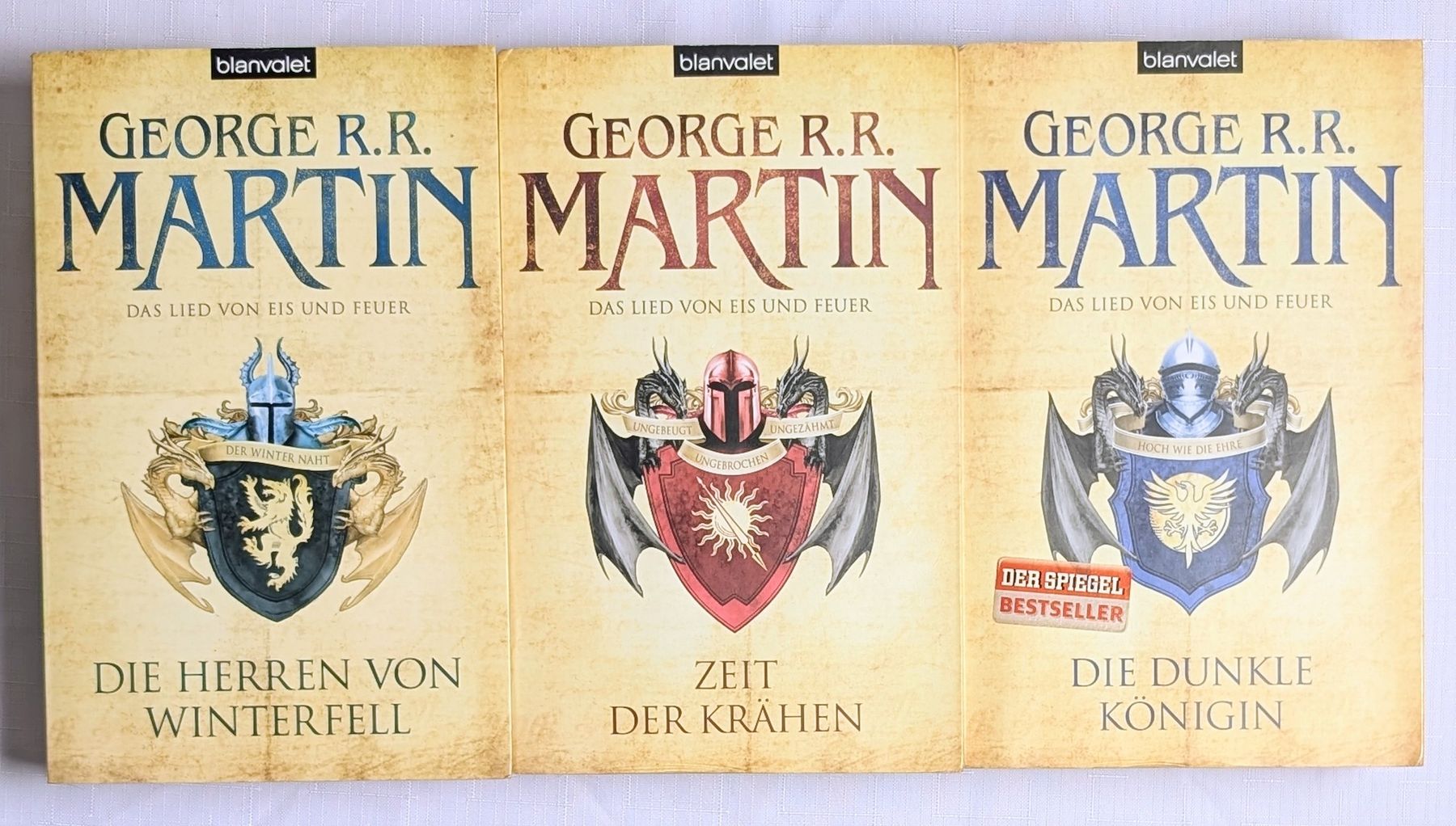 George R. R. Martin - Das Lied von Eis und Feuer Band 1,7&8 (Gebraucht ...