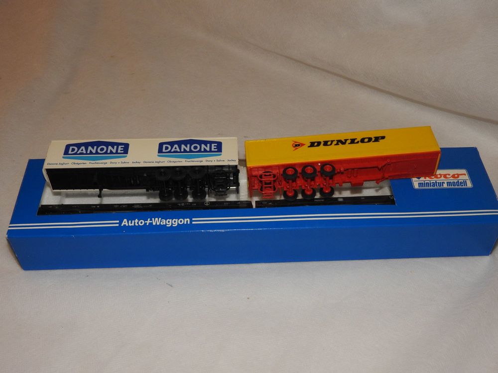 Roco 1901, Auto+Waggon, Kombi-Rail Huckepack-Transportwagen (Gebraucht ...