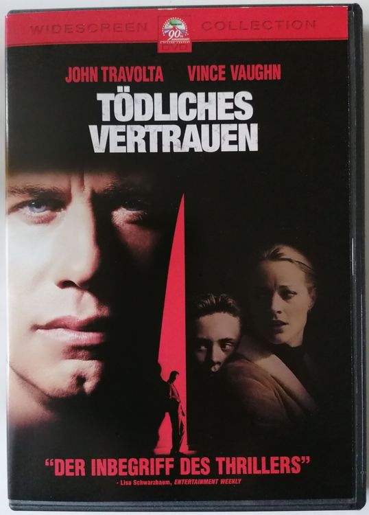 Tödliches Vertrauen - DVD - Thriller - John Travolta (Gebraucht) in Oberurnen für CHF 7 – mit ...
