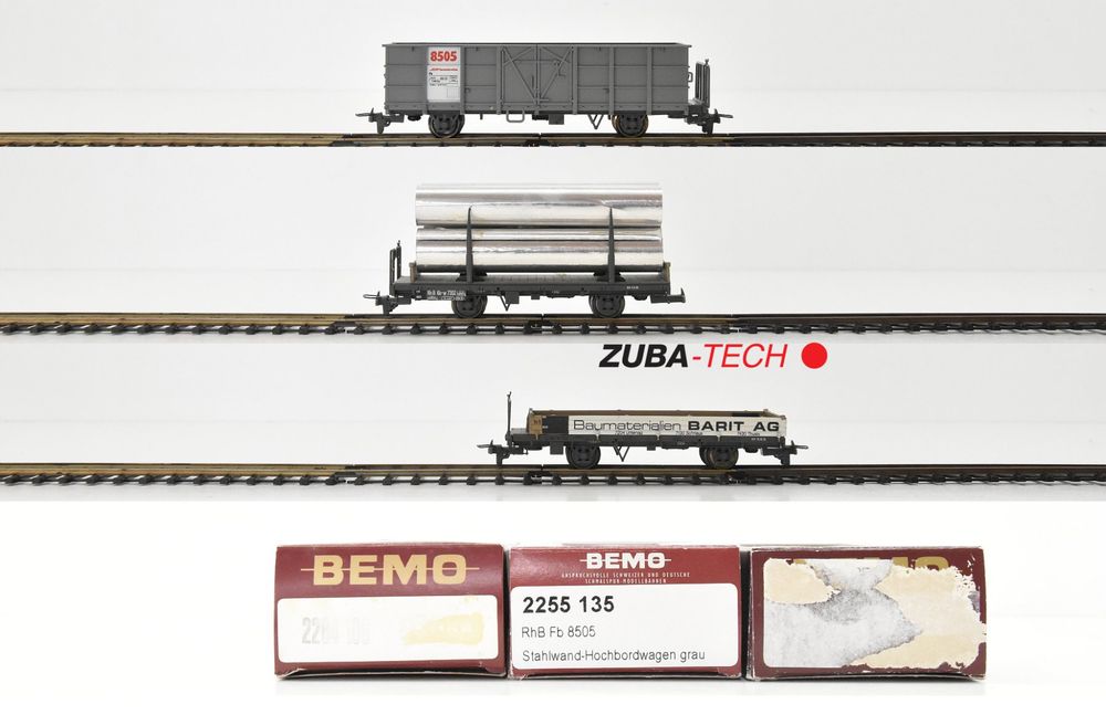 Bemo 3x Güterwagen der RhB H0m GS mit OVP | Kaufen auf Ricardo