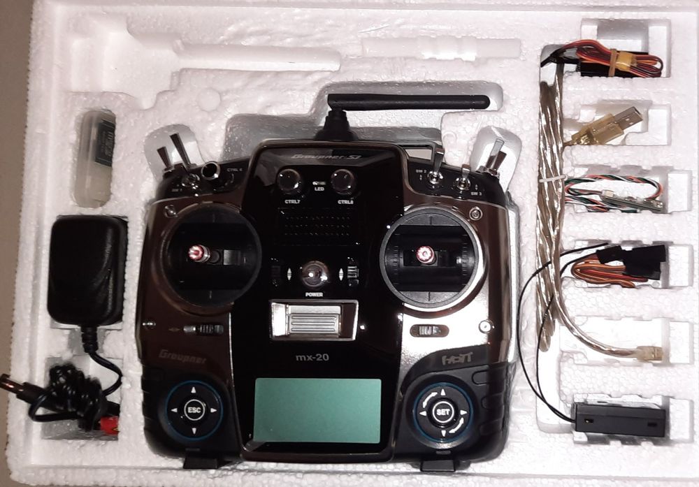 Graupner HoTT MX-20 Computersystem 12-Kanal 2.4GHz (Gebraucht) in ...