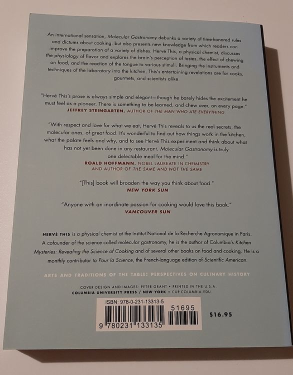 Hervé This: Molecular Gastronomy (Gebraucht) in Zürich für CHF 12 – mit ...