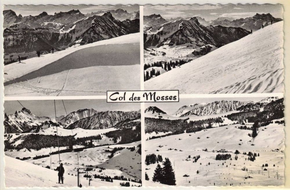 Col des Mosses - 4 Bild AK Variante (Gebraucht) in Binningen für CHF 3 ...