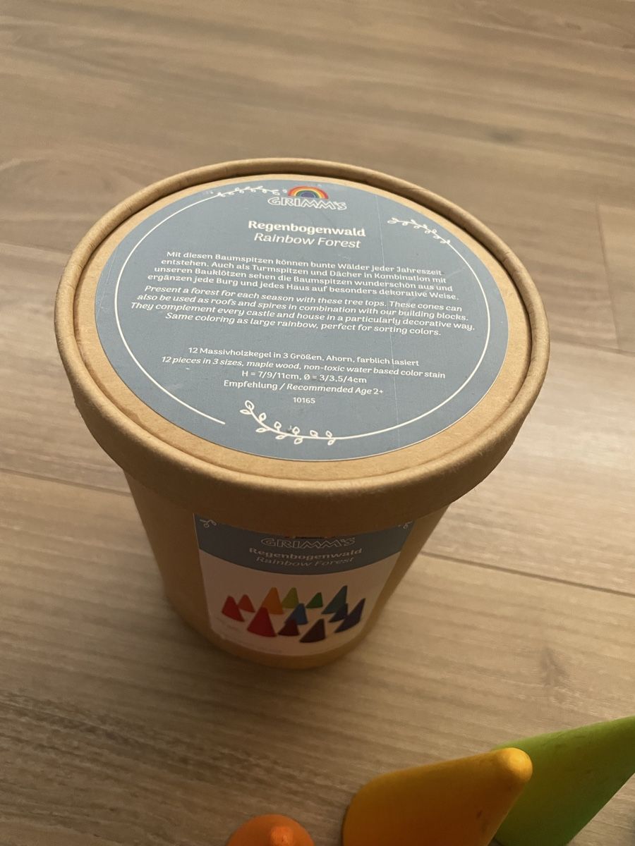 Grimm's Rainbow Forest jeu de construction en bois🌈🌲🎨 (Neu (gemäss ...