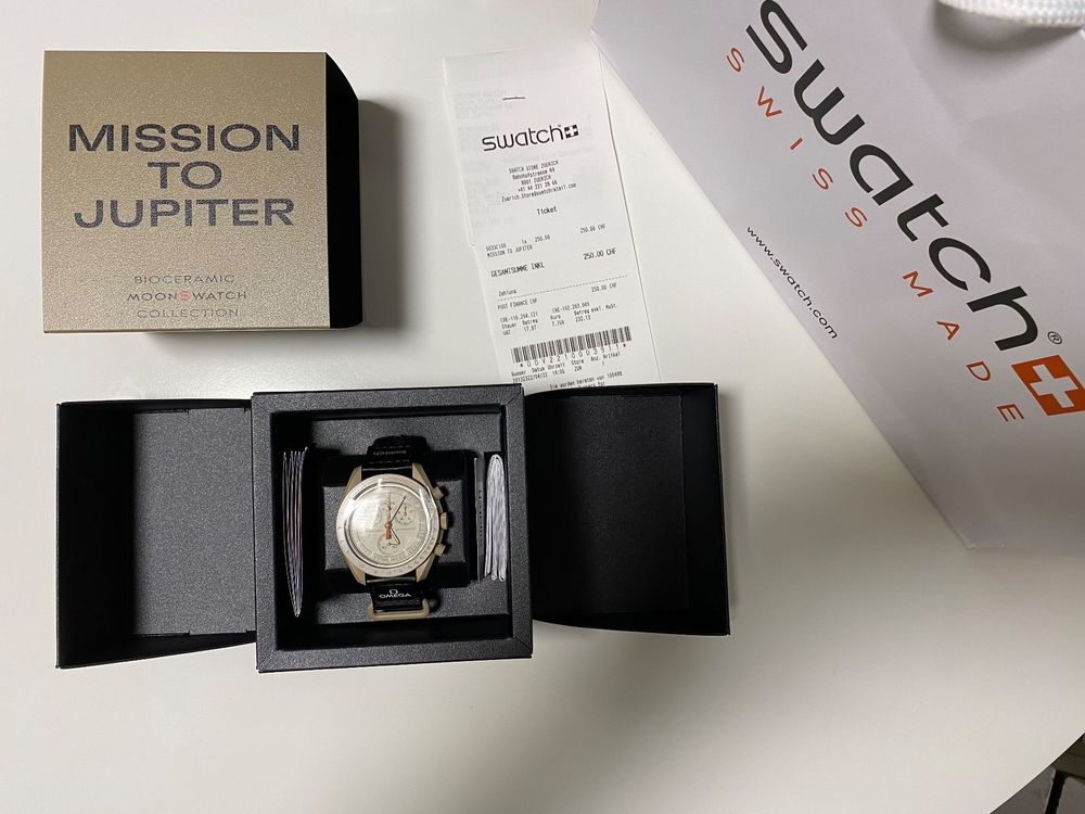 Swatch X Omega Bioceramic MoonSwatch - Mission To Jupiter (Neu und ...