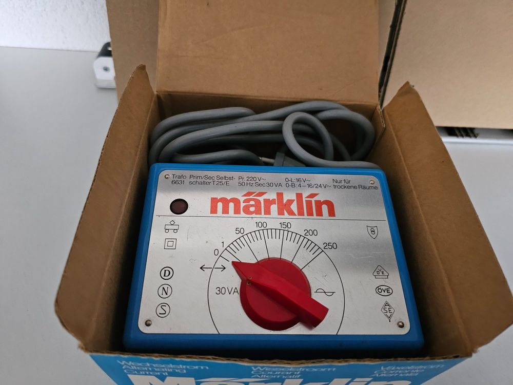 Märklin 6631 transfo 30VA dès 1.-fr | Kaufen auf Ricardo