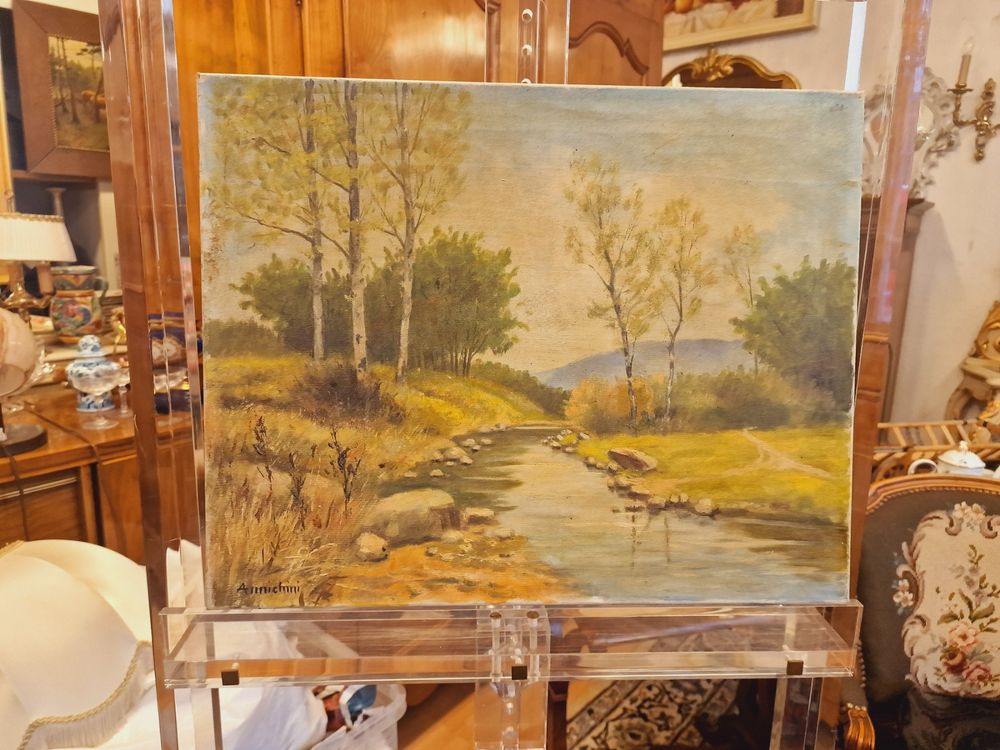 LANDSCHAFT GEMÄLDE, SIGNIERT | Kaufen auf Ricardo