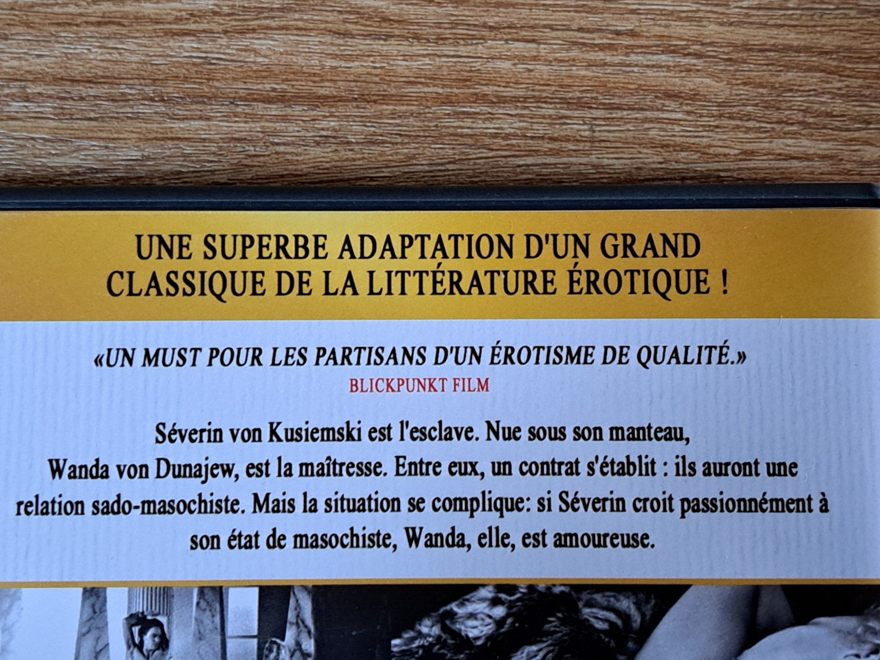 IMPORT- DVD La Vénus à la fourrure (Venus in Furs) 1995 (Neu (gemäss ...