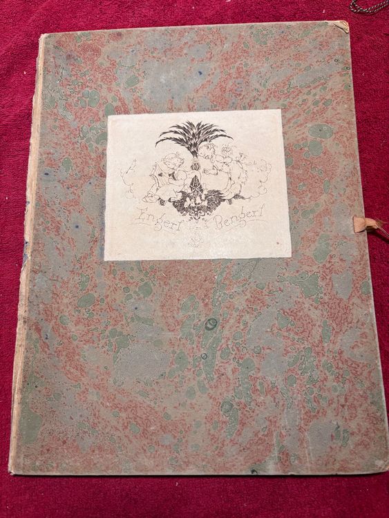 Gustav Traub "Engerl & Bengerl" Mappe mit 6 Radierungen (Gebraucht) in ...