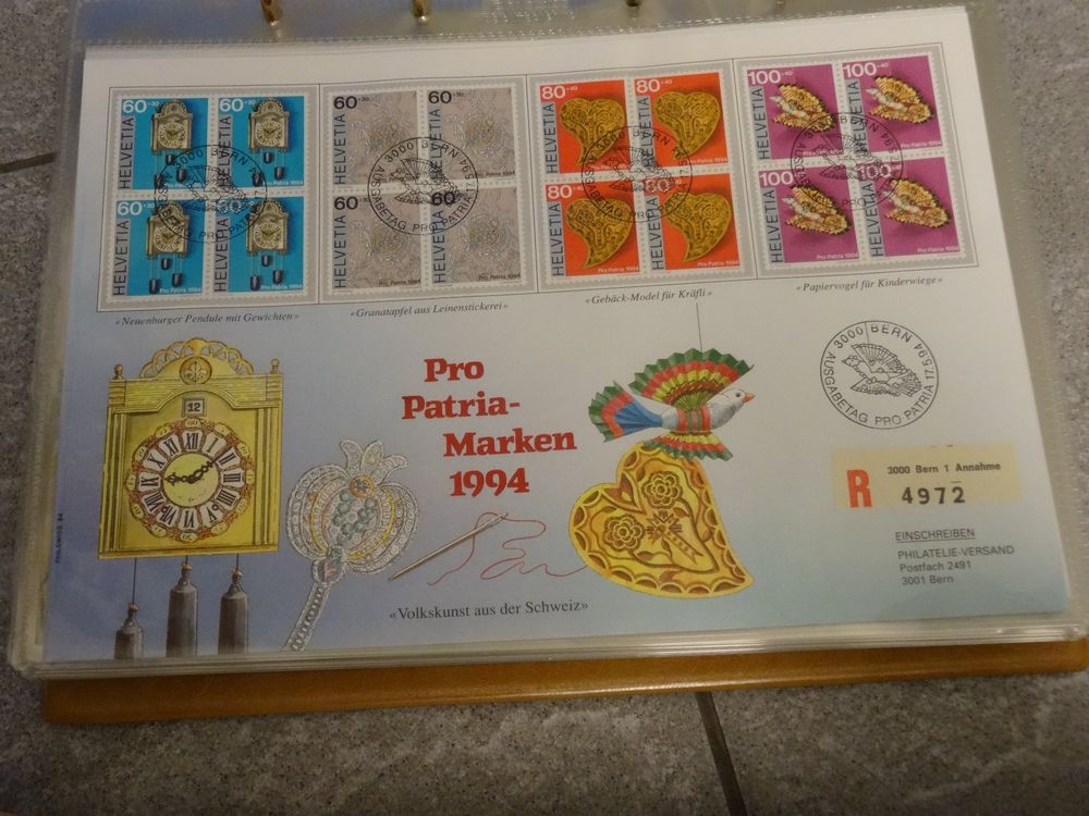 FDC 1994 Pro Patria LUXUSBRIEF (Gebraucht) in Olten für CHF 5 – mit Lieferung auf Ricardo kaufen